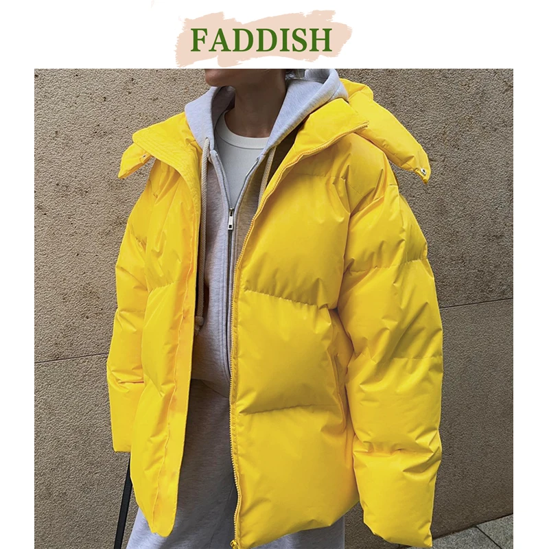 FADDISH-High-Quality-2024-Winter-Women-Fashion-Loose-Thick-Hooded ...