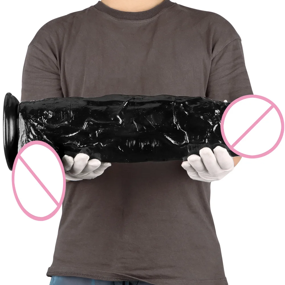 46-10cm-Giant-Anal-Plug-Simulates-Penis-Realistic-Dildo-with-Large ...