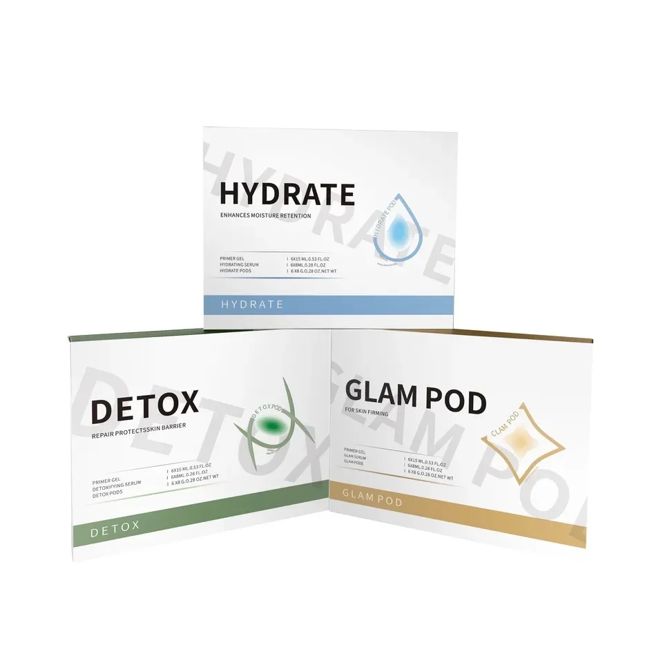 Newest-HYDRATE-DETOX-GLAM-Oxygen-Pods-Capsule-Serum-Bubble-Facial-Kit ...