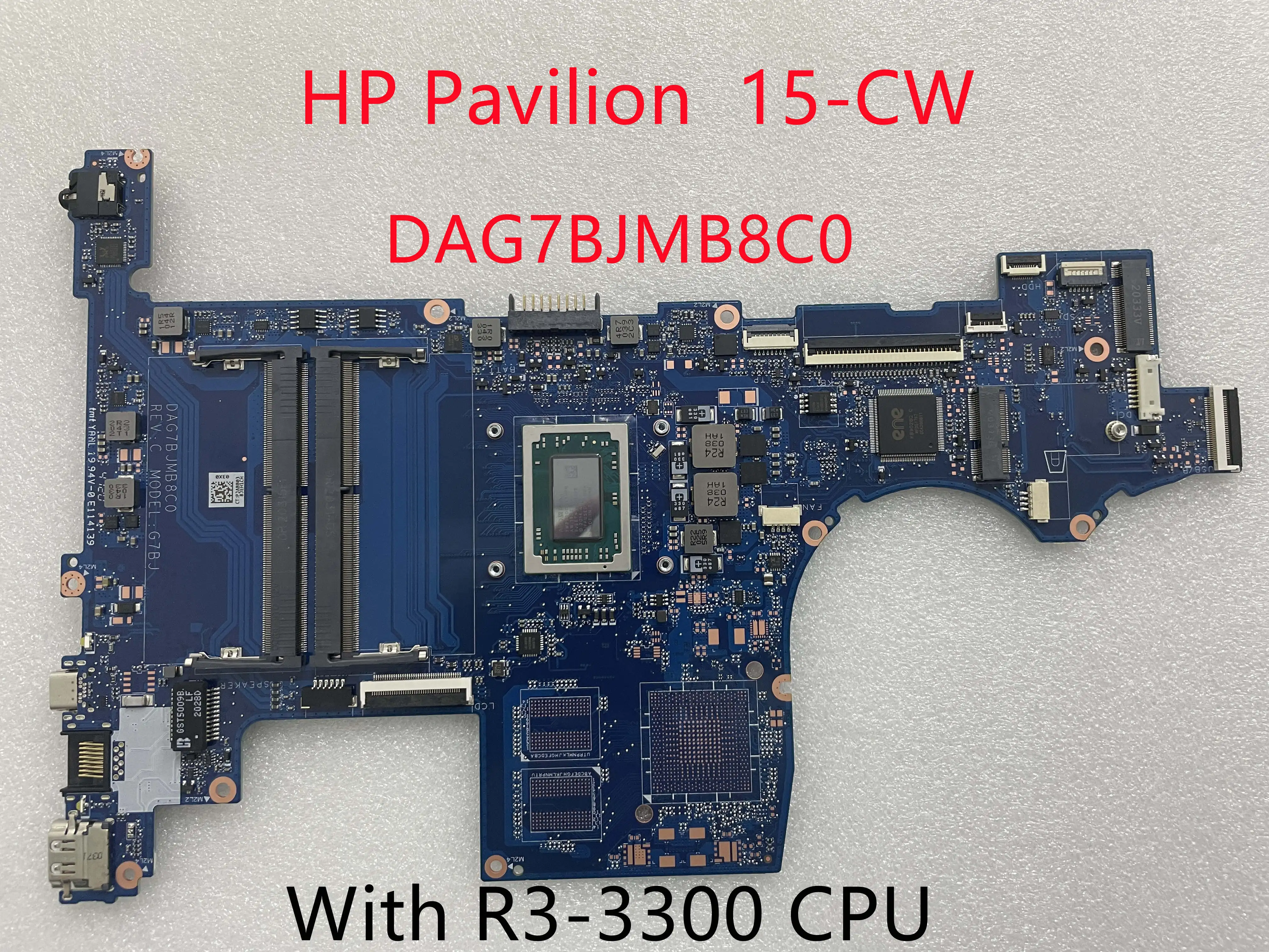 For-HP-Pavilion-TPN-Q120-15-CW-Laptop-Motherboard-DAG7BJMB8C0-With ...