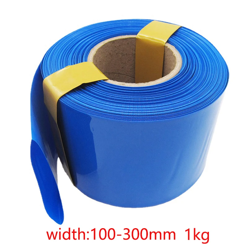 1kg Blue Pvc Insulated Heat Shrinkable Tube 18650 Lithium Battery ...