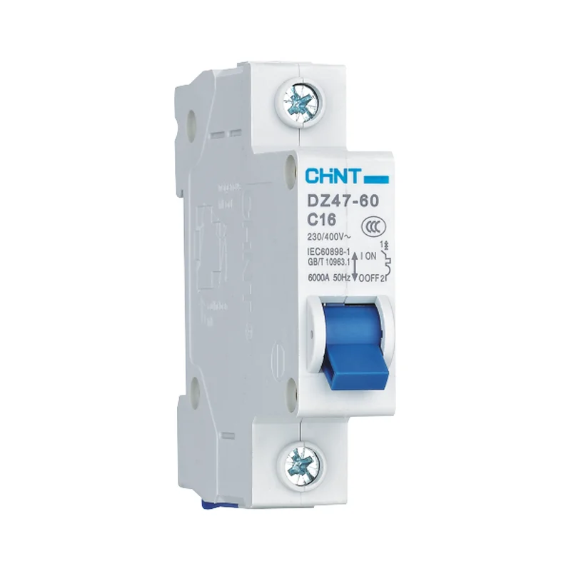 CHINT DZ47-60 1/2/3/4P AC 230/400V breaker C 1 2 3 4 5 6 10 15 16 20 25 32 40 50 60A type C ...