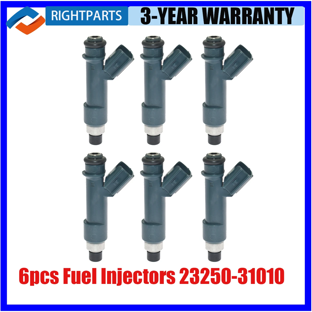 6pcs 23250-31010 Fuel Injectors For Toyota 4Runner FJ CRUISER Tacoma ...