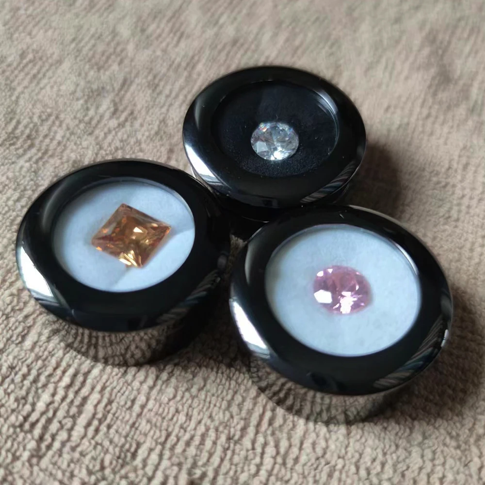 Round-Metal-Gem-Storage-Box-Stone-Color-Diamond-Gift-Box-Zircon-Charms ...