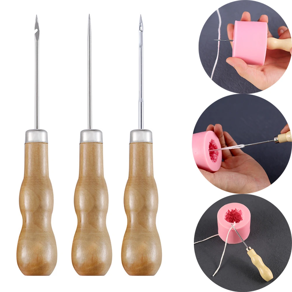 DIY Candle Making Punch Tool Round Hole Cone Crochet Hand Drill for ...