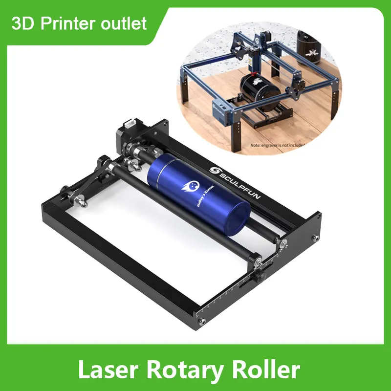 SCULPFUN-Laser-Rotary-Roller-S9-Laser-Engraver-Y-axis-Rotary-Roller-360 ...