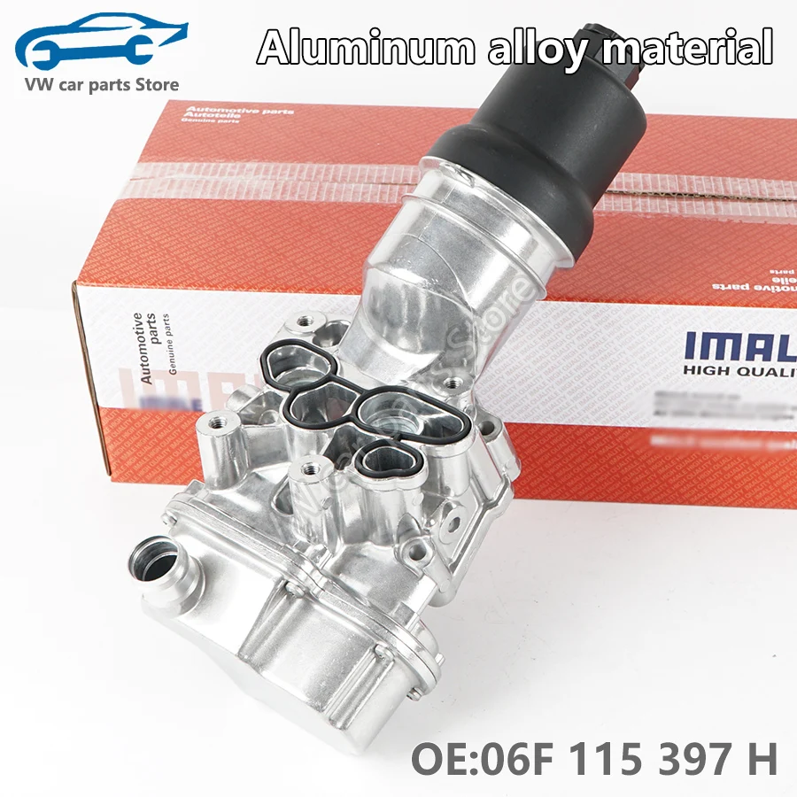 06F115397H-Aluminum-Oil-Filter-Housing-Adapter-For-Audi-A1-A3-TT-VW-EOS ...