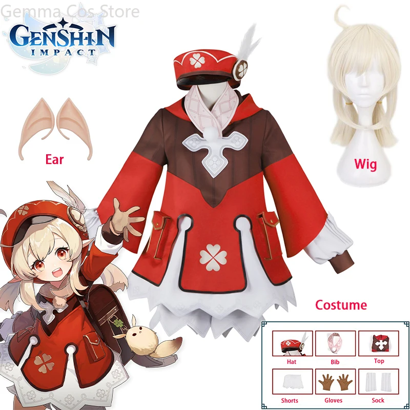 Klee-Cosplay-Costumes-Anime-Game-Genshin-Impact-Klee-Wig-Backpack-Loli ...