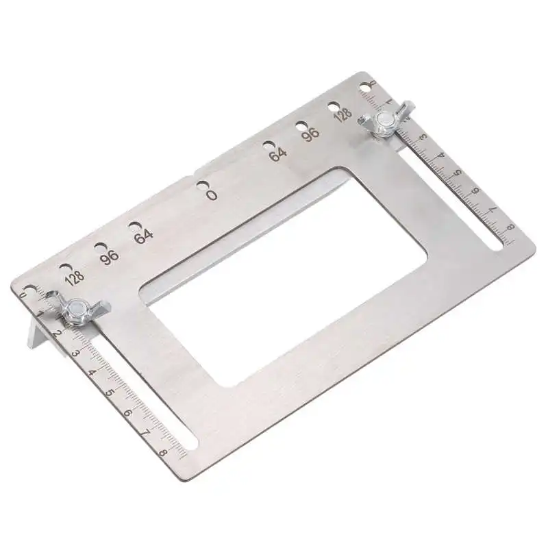 Famegmunkáló Fogantyú Lyukasztó Lyuk Lokátor Rozsdamentes Acél Fúrási ...