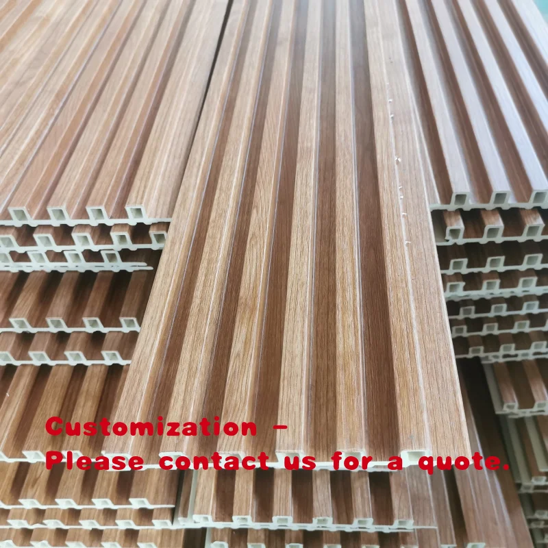 custom.Vertical WPC Fluted Wall Panels Exterior Wood Plastic Composite ...