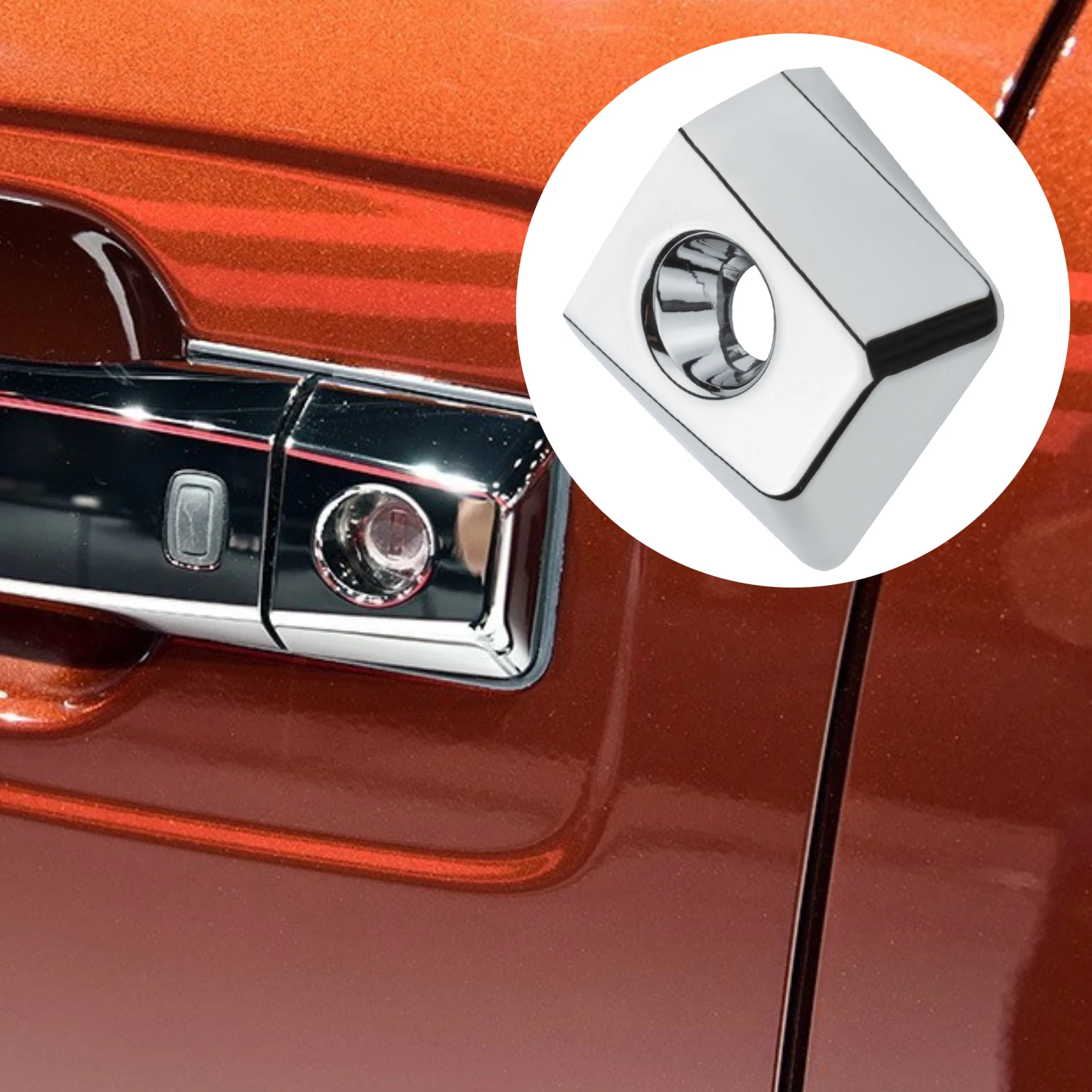 80647-ZC00A Chrome Door Handle Keyhole Frame Cover Exterior Driver Side ...