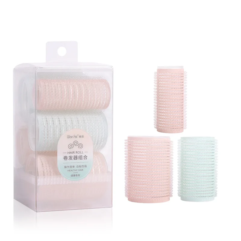 Self Grip Hair Rollers 6Pcs Magic Hair Curlers Set Salon Hairdressing ...