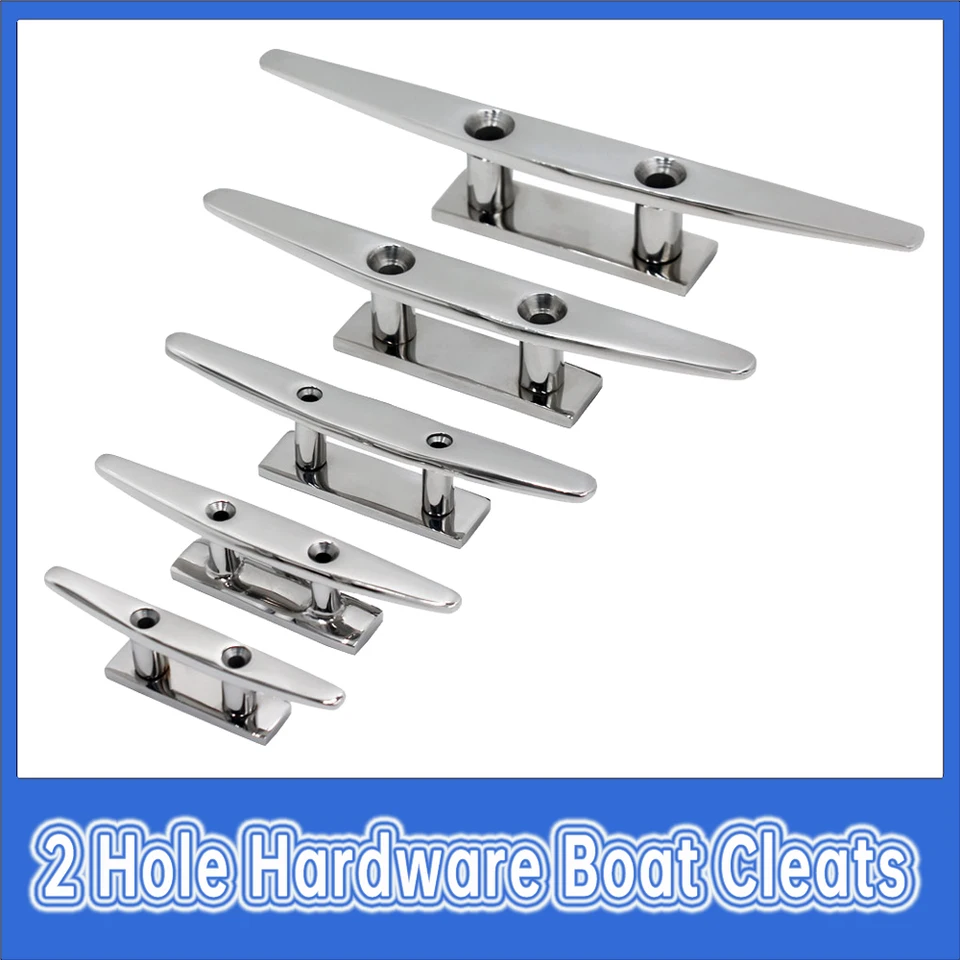 Blind Cleats 1Pc 316 Stainless Steel Marine Hardware Boat Hollow Base ...