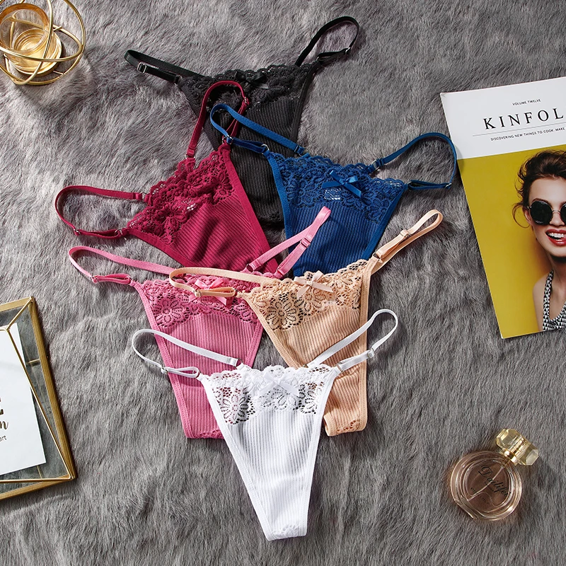 BANNIROU-Sexy-Lace-G-String-Underwear-para-Mulheres-Calcinhas ...