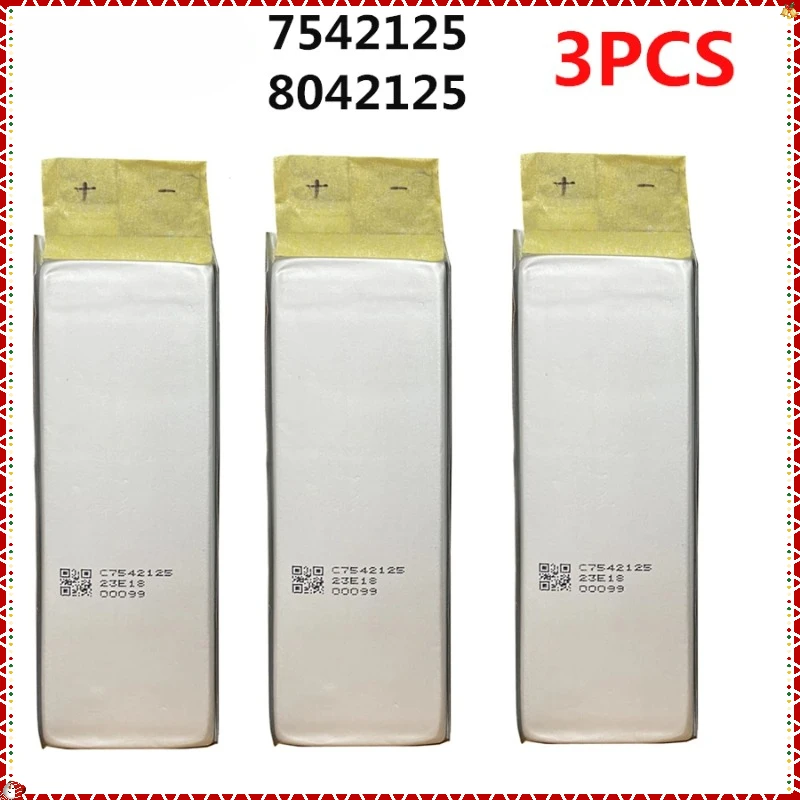 3PCS/Lot 8042125 3500mAh 35C 7542125 for Jump Car Starter Drone DIY 2S ...