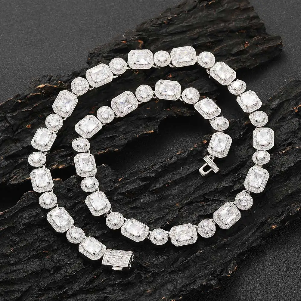 Bling-Luxury-Paved-Zircon-Men-Iced-Out-Cuban-Cluster-Chain-for-Women ...
