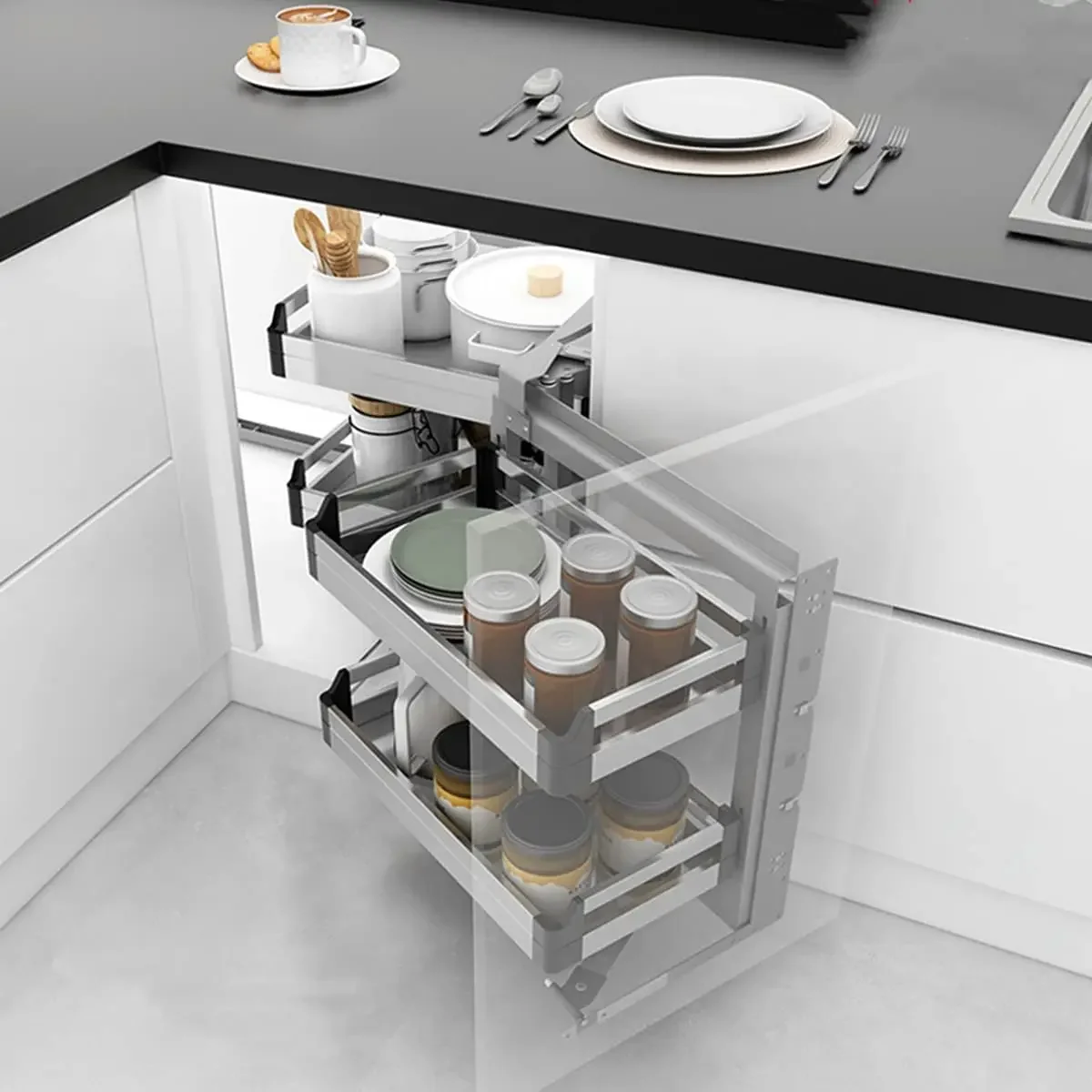 New-Factory-Direct-Kitchen-Storage-Cabinet-Accessories-Drawer-Soft ...