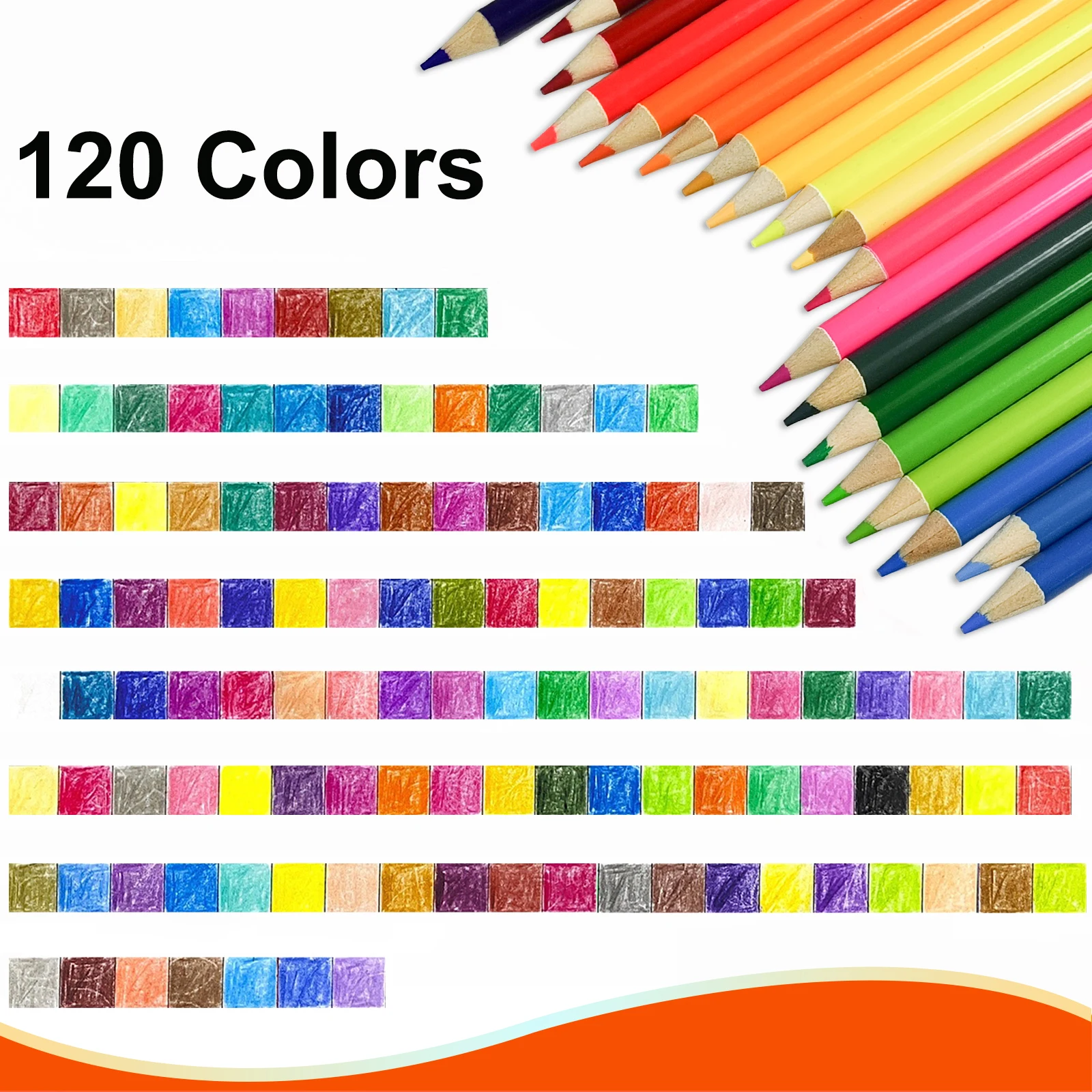120 Colors Colored Pencils Set – Barking Kat Design