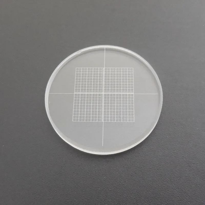 Div0.05 Microscope Eyepiece Grid-micrometer Calibration Slides ...