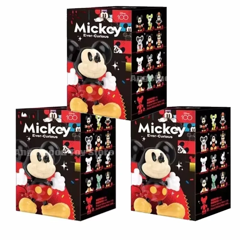 Figura de acción de Mickey Mouse de Disney, caja sorpresa original ...