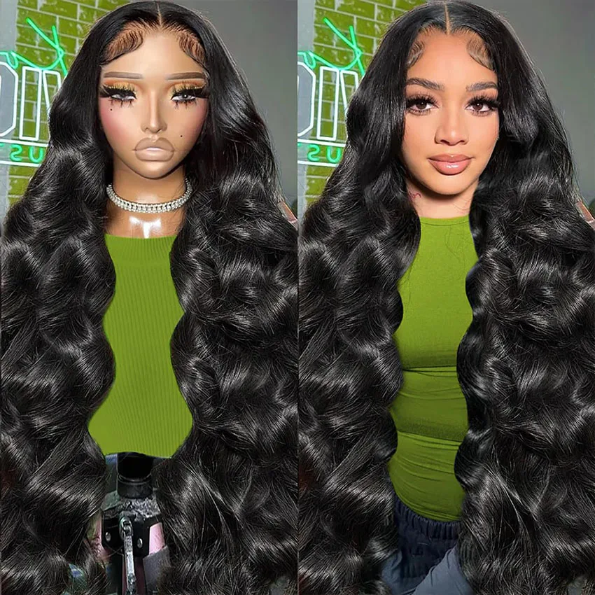100-Natural-Human-Hair-Wigs-Transparant-13x6-Body-Wave-Lace-Front-Wig ...