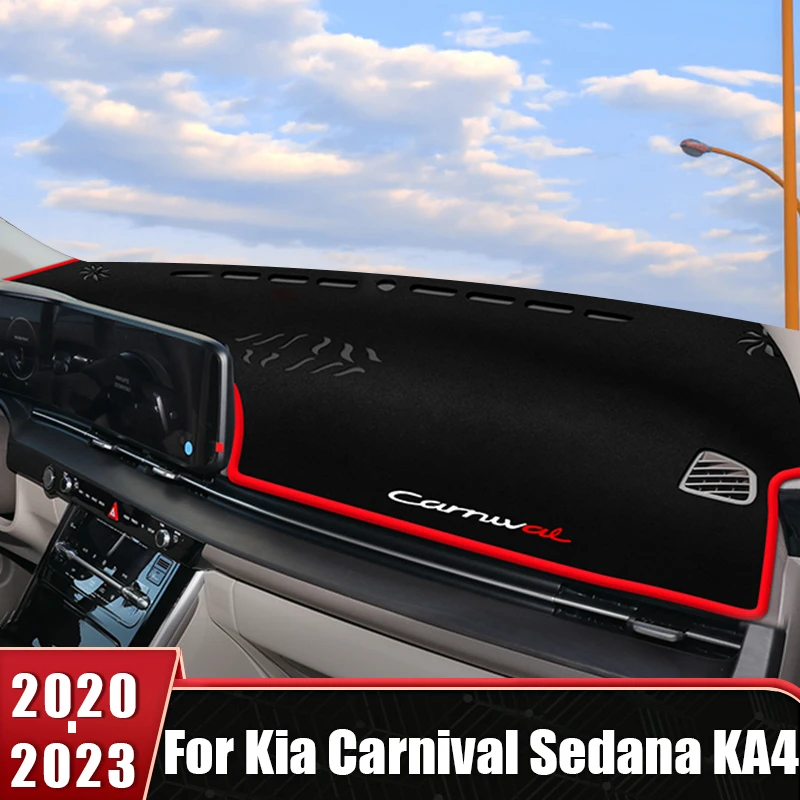 For Kia Carnival Sedana KA4 2020 2021 2022 2023 Car Dashboard Cover Mat Dash Board Sun Shade Pad ...