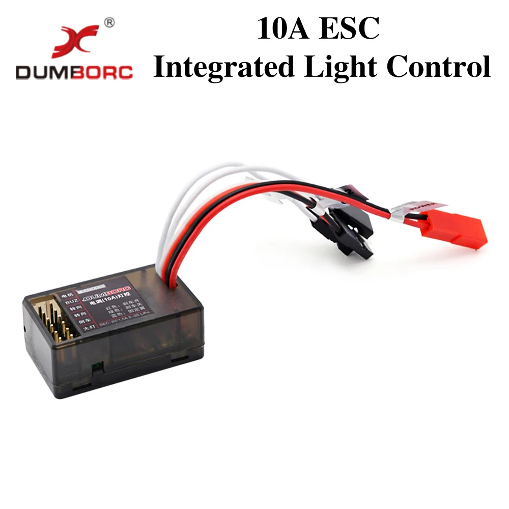 DumboRC-10A-Brushed-ESC-Electric-Speed-Controller-w-Brake-Integrated ...