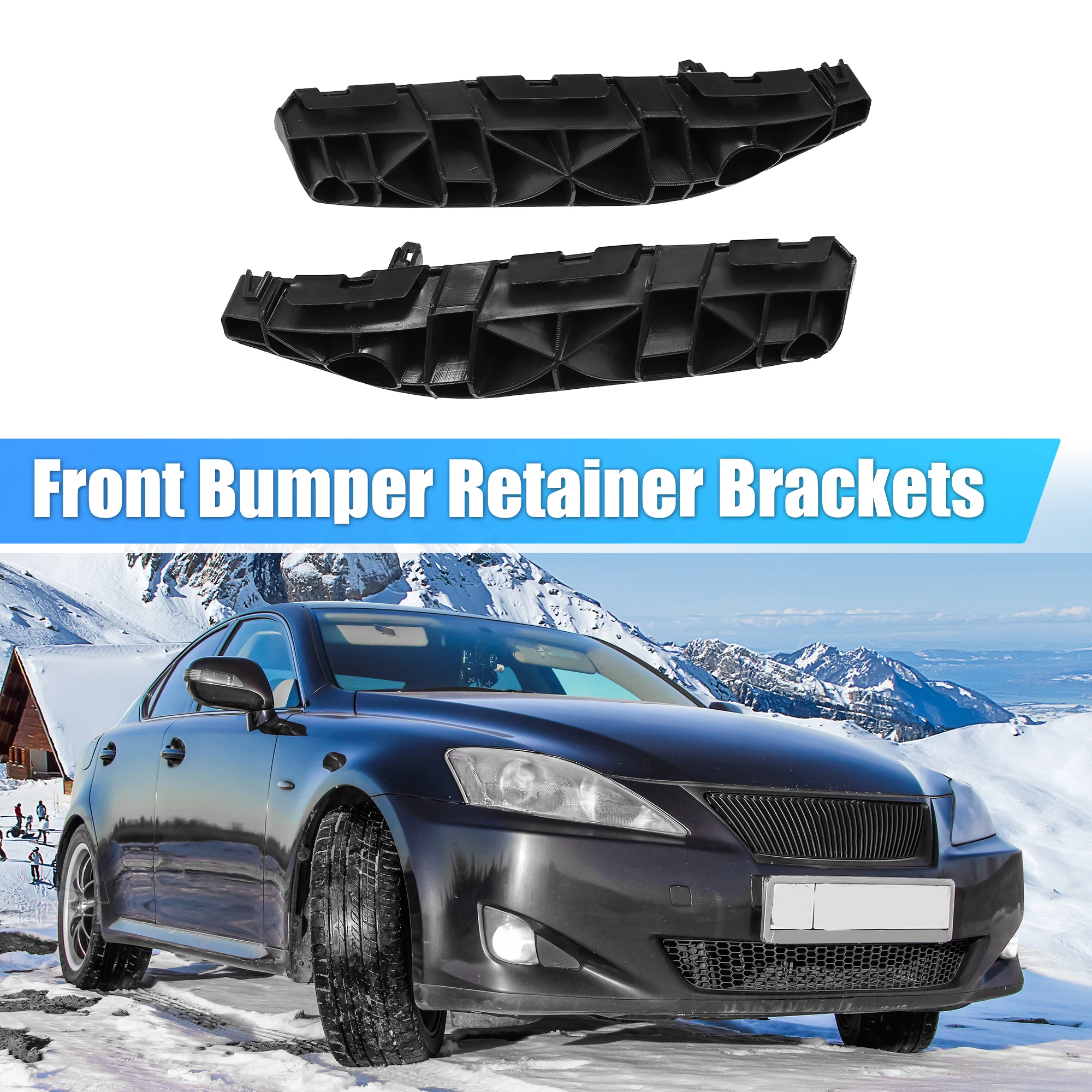 X-Autohaux-1-Pair-Left-and-Right-Side-Front-Bumper-Mounting-Support ...