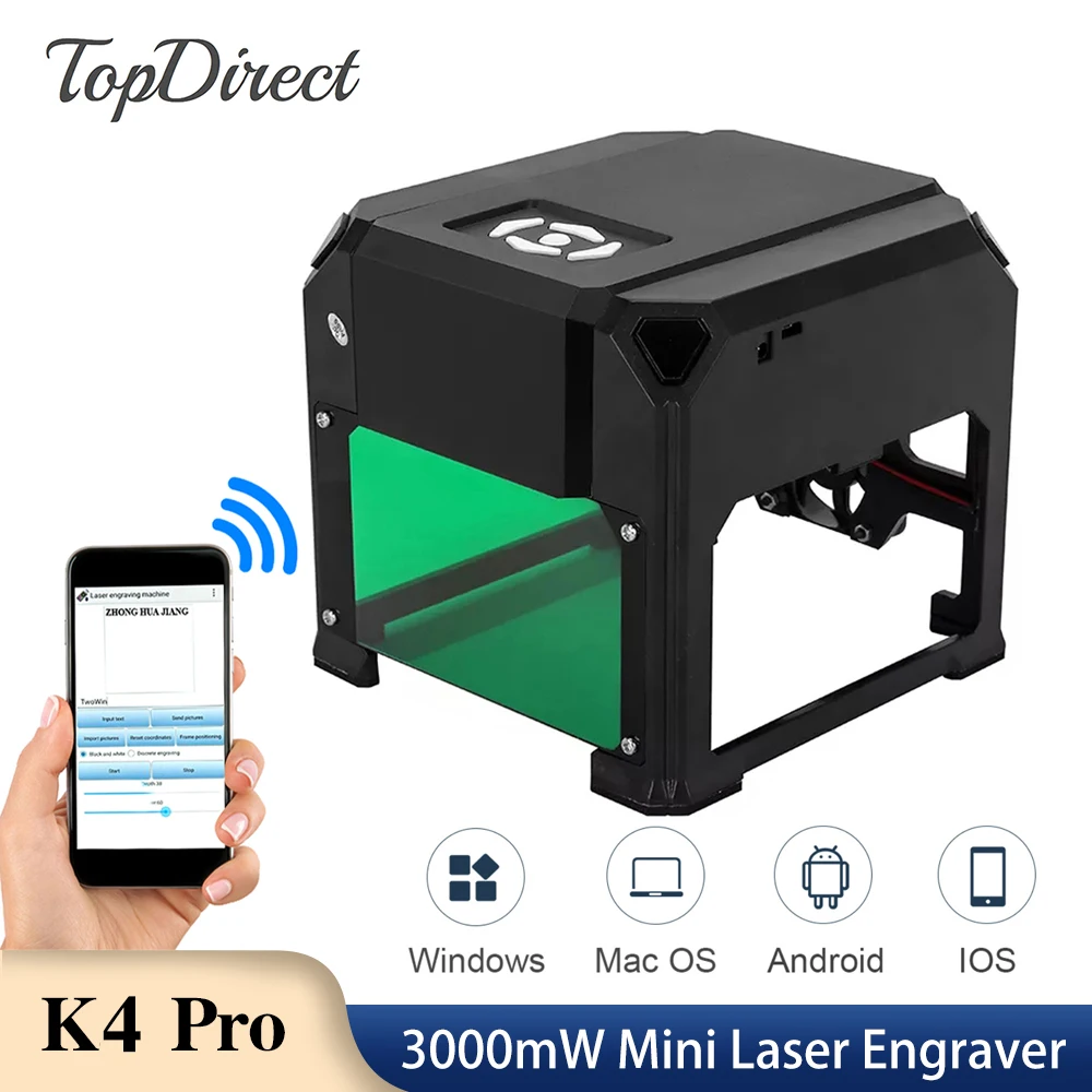 TopDirect-CNC-Laser-Engraver-K4-Pro-Woodworking-Mark-Printer-Mini ...
