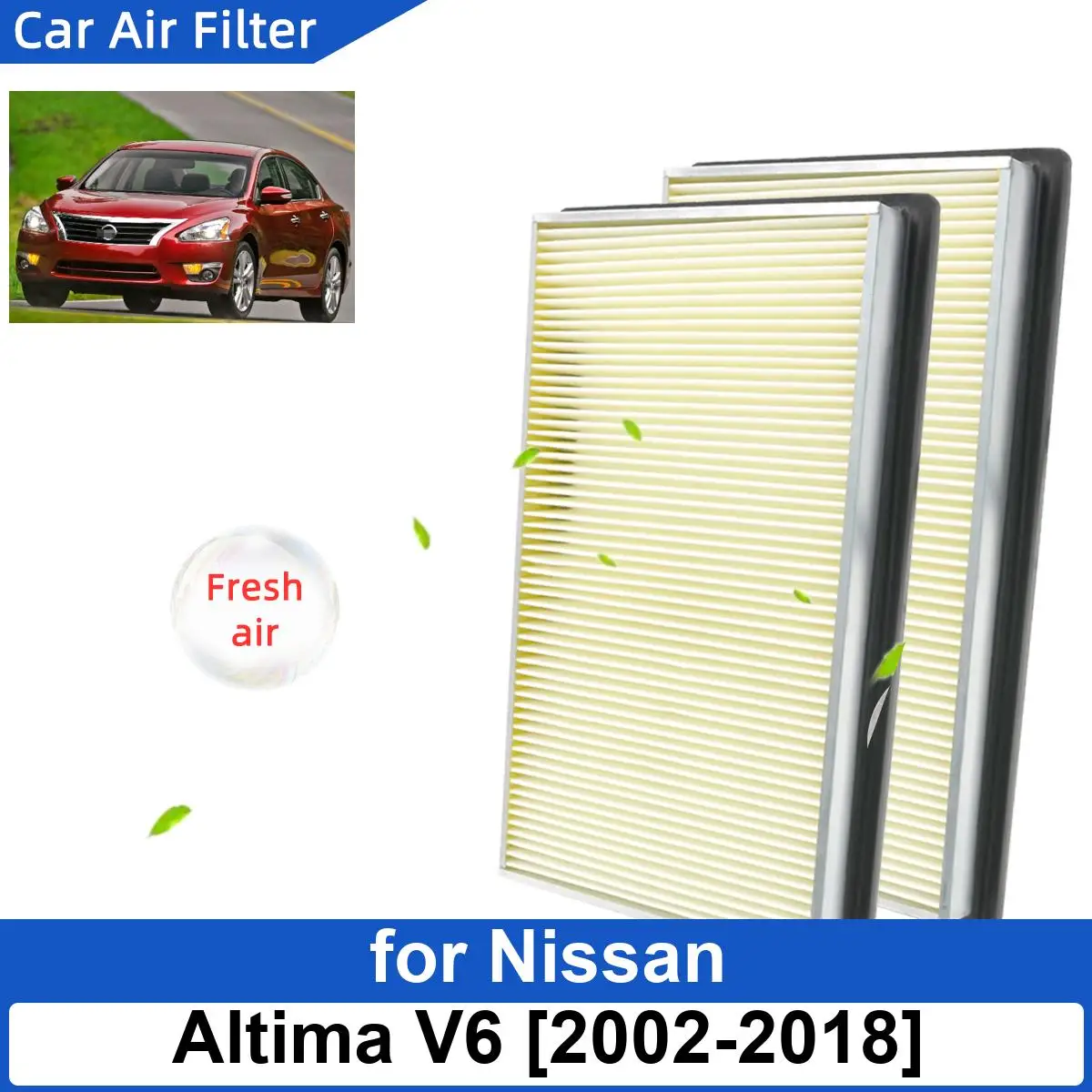 Engine-Air-Filter-for-Nissan-Altima-V6-2002-2018-Enginebon-Fiber-Cabin ...