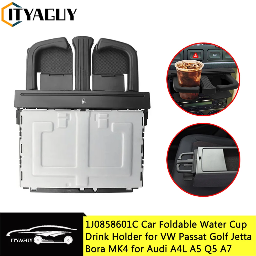 1J0858601C-8P0885995B-Foldable-Water-Cup-Drink-Holder-Beverage-Bottle-Mount-Stand-For-VW-Jetta ...