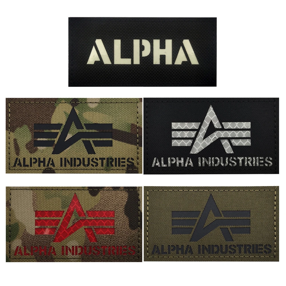 ALPHA-Reflective-Patches-Laser-Cut-Boutique-Outdoor-Tactical-Patches ...