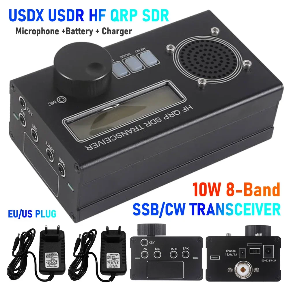 5-10W-USDX-USDR-HF-QRP-SDR-Transceiver-SSB-CW-Transceiver-8-Band-DSP ...