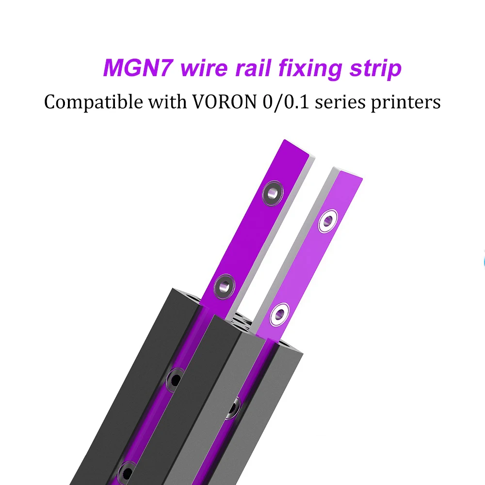 Voron 0.1/0.2 Wire Rail Holder Purple PCB Fiberglass for Voron 0.1 1515 ...