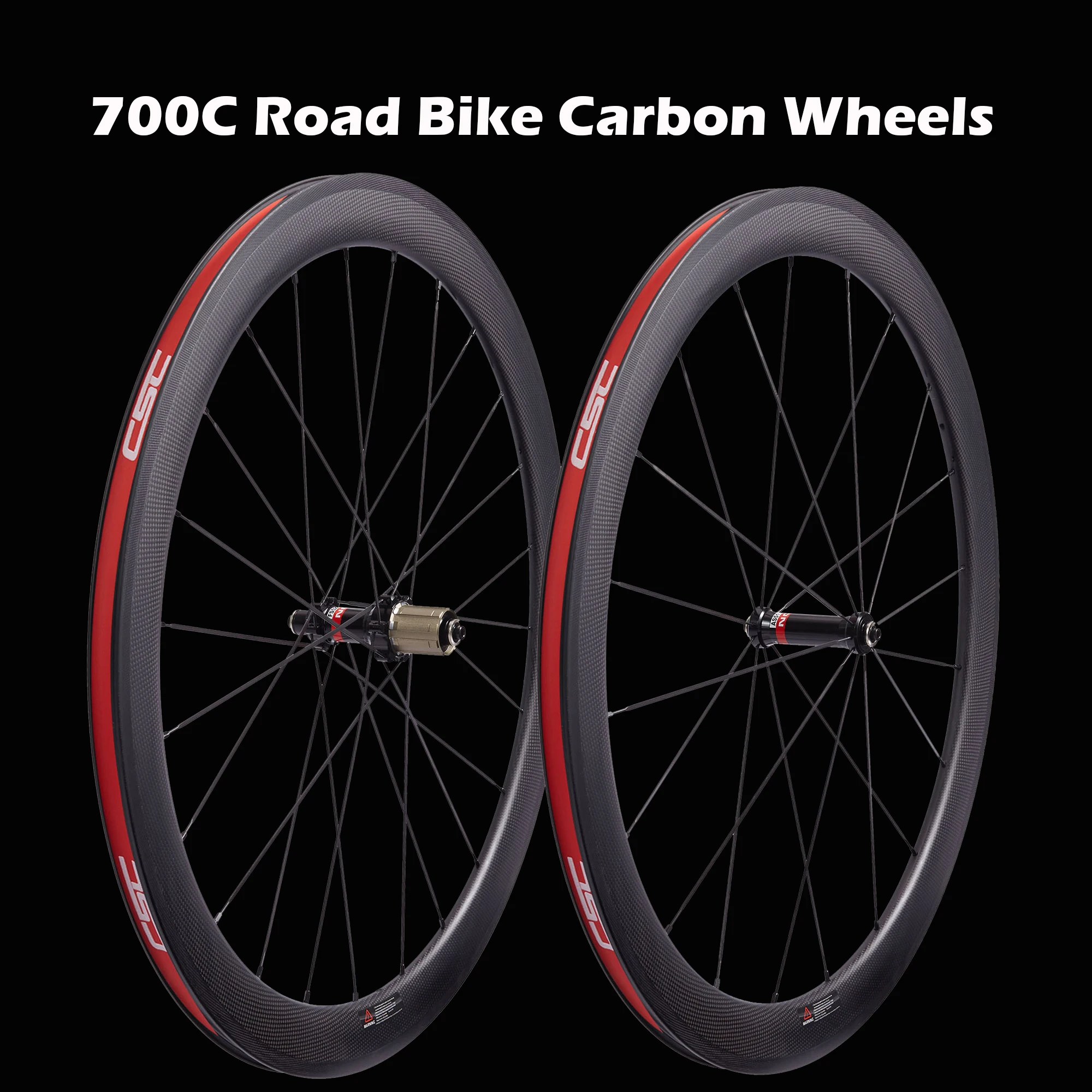 700C-Carbon-Bicyle-Road-Wheels-23mm-25mm-Wide-Tubular-Clincher-Tubeless ...