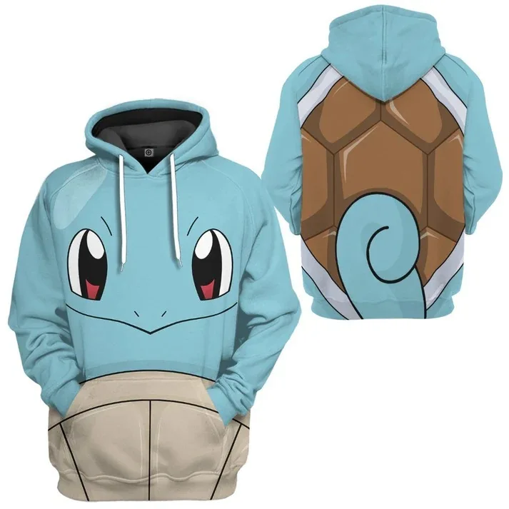 Anime Pokemon Squirtle Kawaii Sweatshirt - KawaiiMerch.com