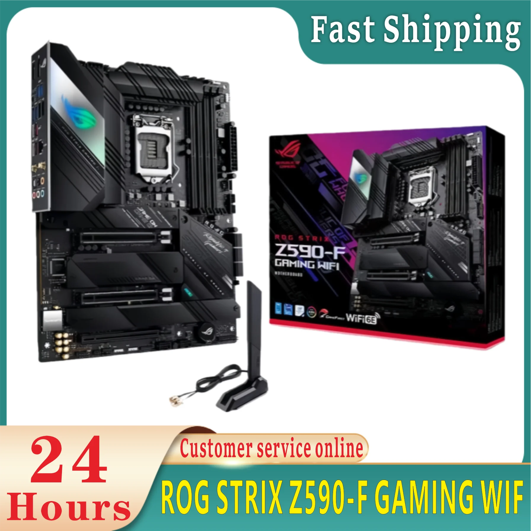 Nueva placa base Original ROG STRIX Z590-F GAMING WIFI 128GB 4 * M.2 ...