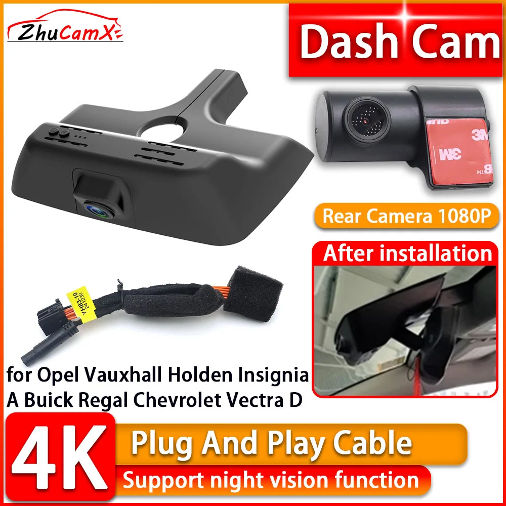 UHD Wiifi 4K Dash Cam for Opel Vauxhall Holden Insignia A Buick Regal ...