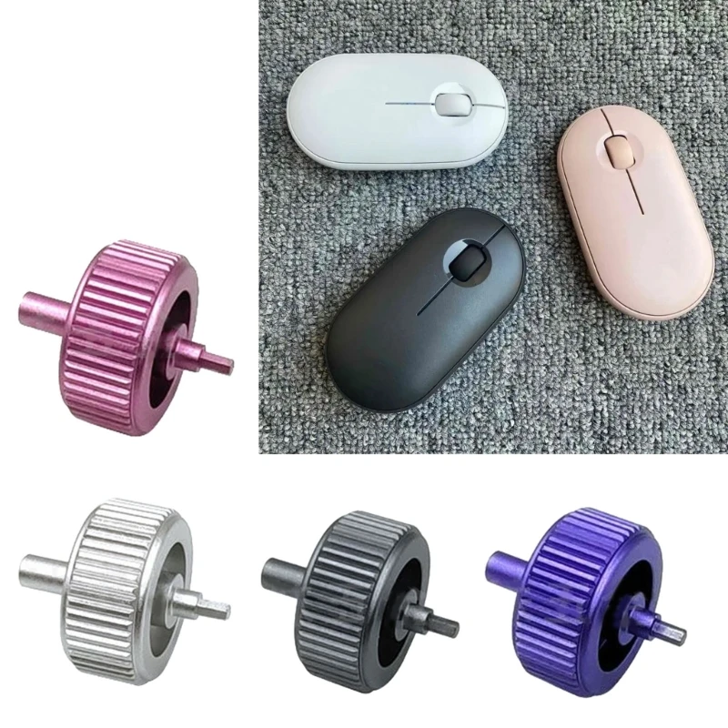 B0KF Aluminum Alloy Mouse Scroll Wheel Pulley Mouse Wheel Rollers ...