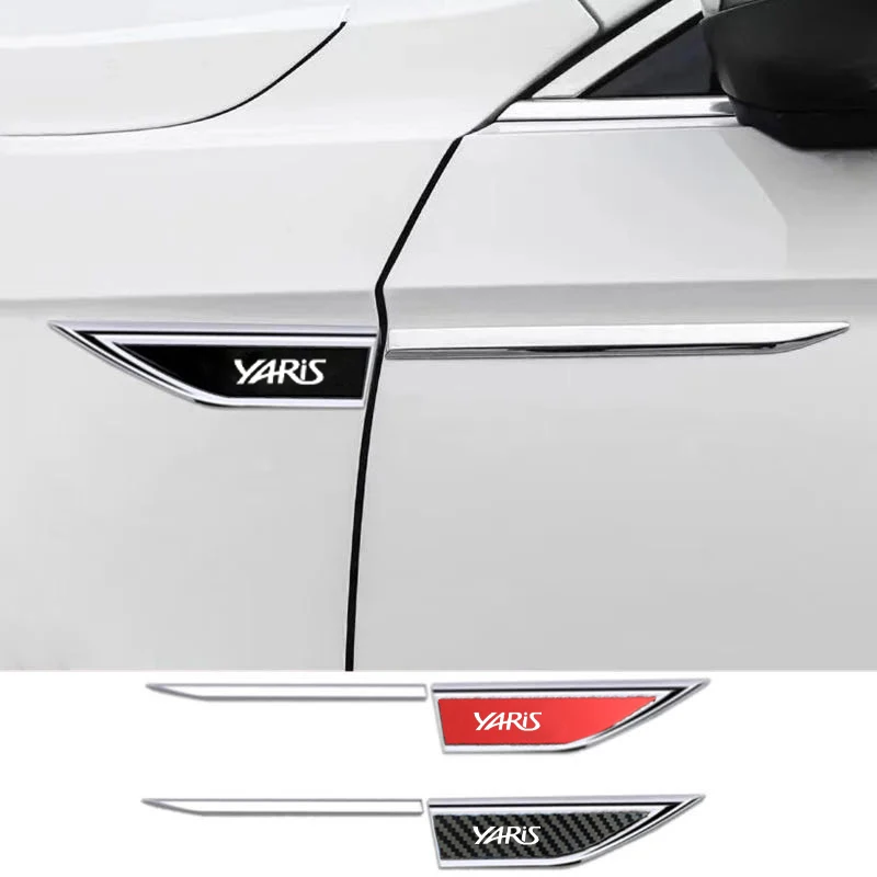 Car-Side-Wing-Metal-Sticker-Prote-o-Corporal-Adesivo-para-Toyota-Yaris ...