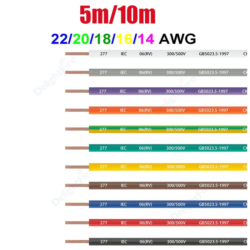 5m-10m-Car-Wiring-Cable-RV-Copper-Cord-Single-Core-Multi-Strand ...