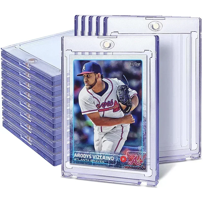 Transparent-Magnetic-Card-Holder-Case-PTCG-Pokemon-Card-Cover-Yugioh ...