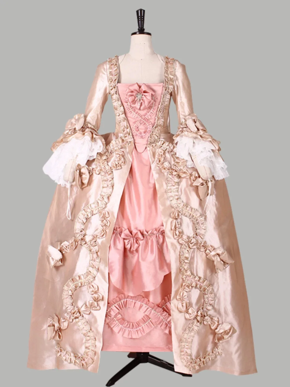 18th-Century-Marie-Antoinette-Pink-Dress-Medieval-Victorian-Georgian ...