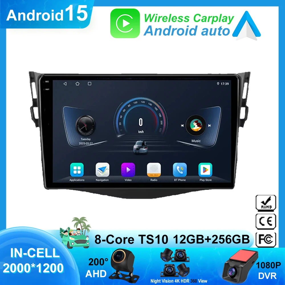 Car Radio Navigation For Toyota RAV4 Rav 4 2006-2016 Player Multimedia ...