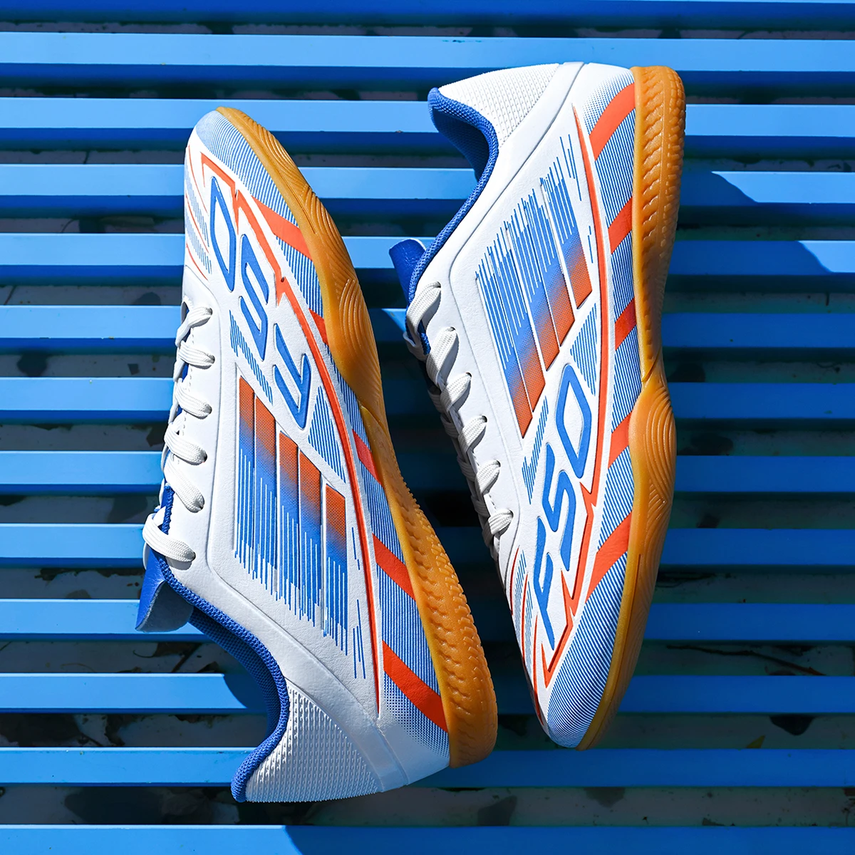 Women's special five-a-side IC indoor flat bottom football shoes ...