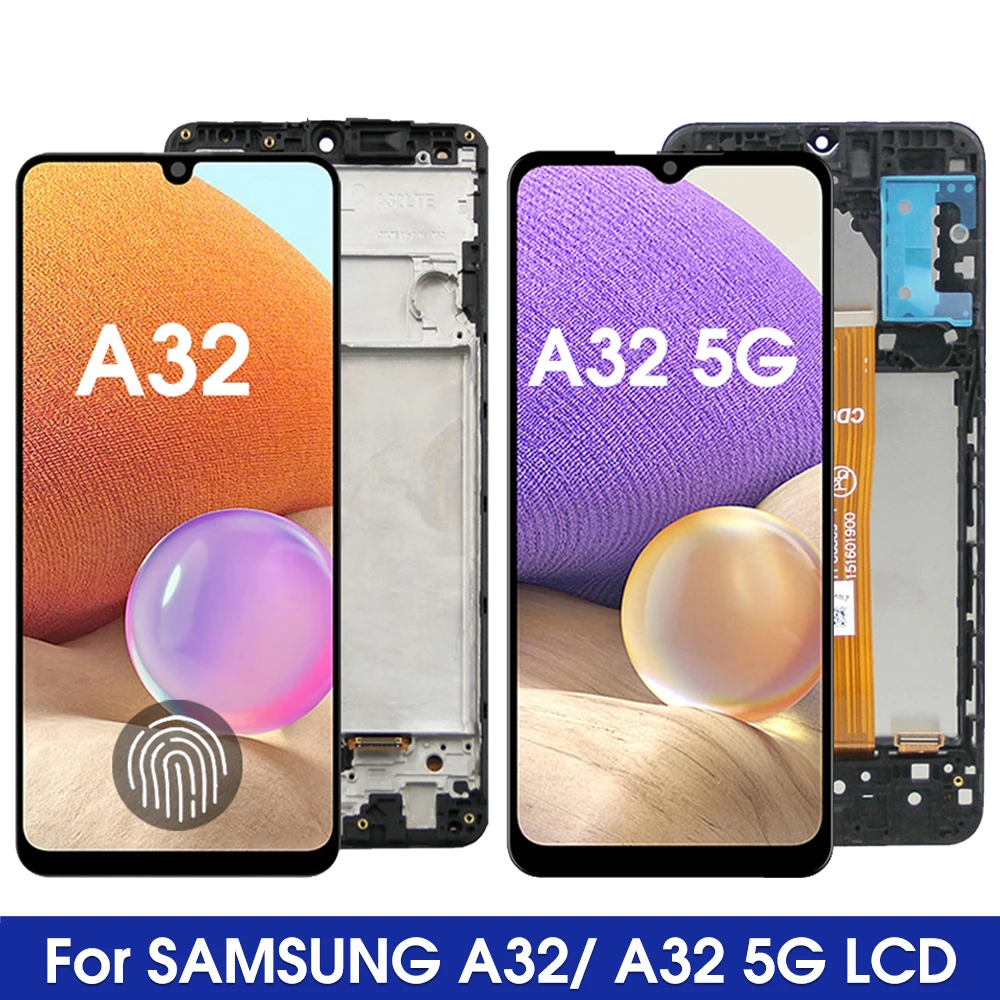 A32 Display Screen, for Samsung Galaxy A32 A325 A325F Lcd Display Touch ...