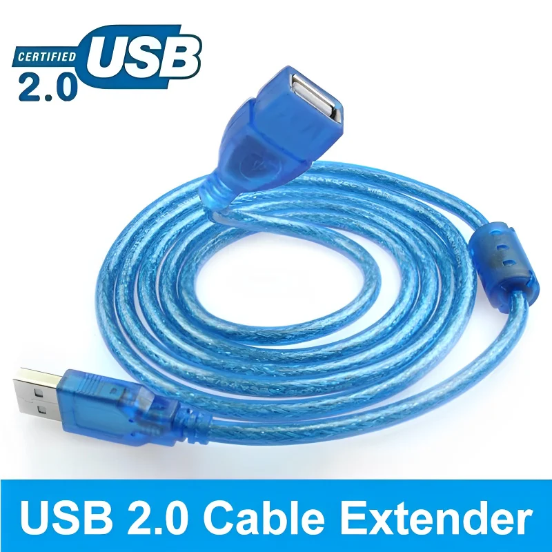 USB-2-0-Extension-Cable-Extender-A-Male-To-Female-Cord-Adapter-Data ...