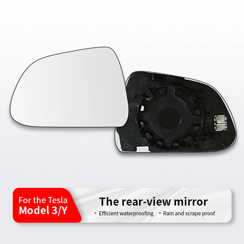 1Pair 800R Wide-Angle Large Vision Rearview Mirror Heating Replacemen ...