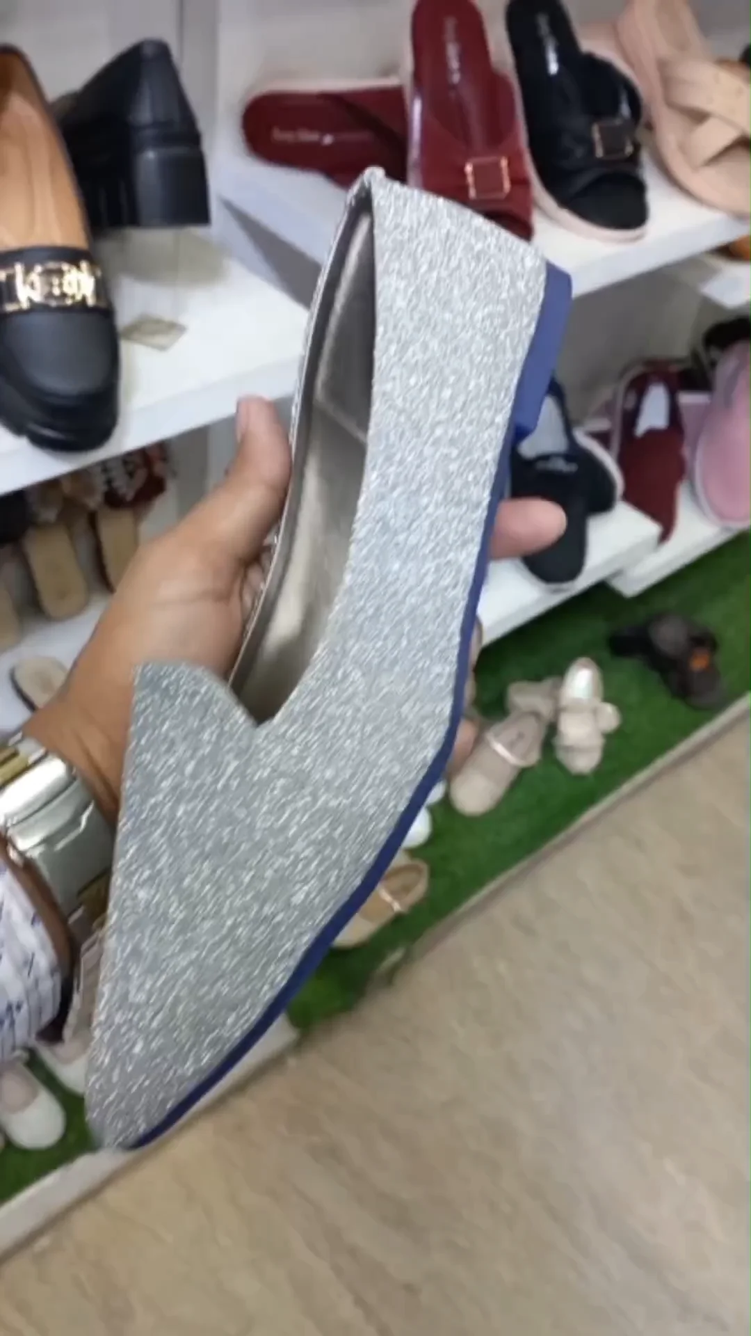 ZN Shoes for Girls | Silver Glitter Flat Shoes for Girls | Stylish ...