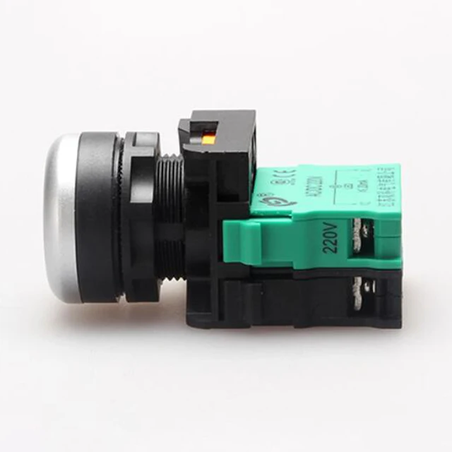 Hunst 22mm Quality Sliver Contact Push Button Switch, For Laser Marking ...